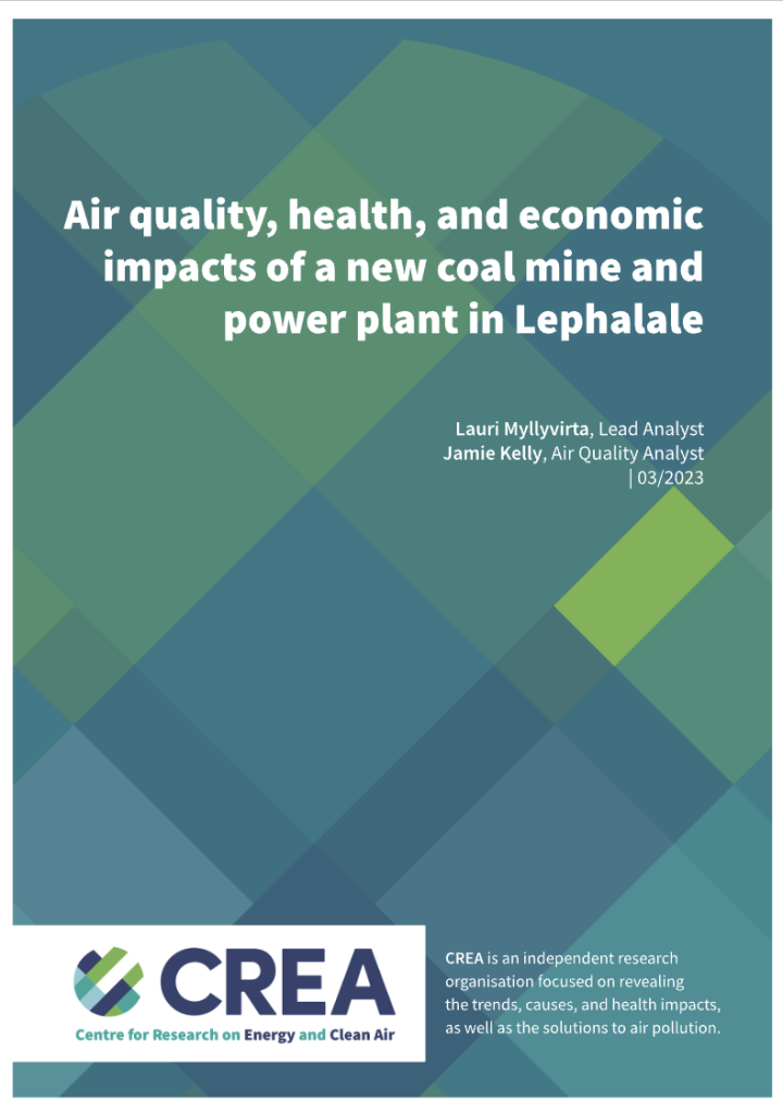 Air quality, health, and economic impacts of a new coal mine and power ...