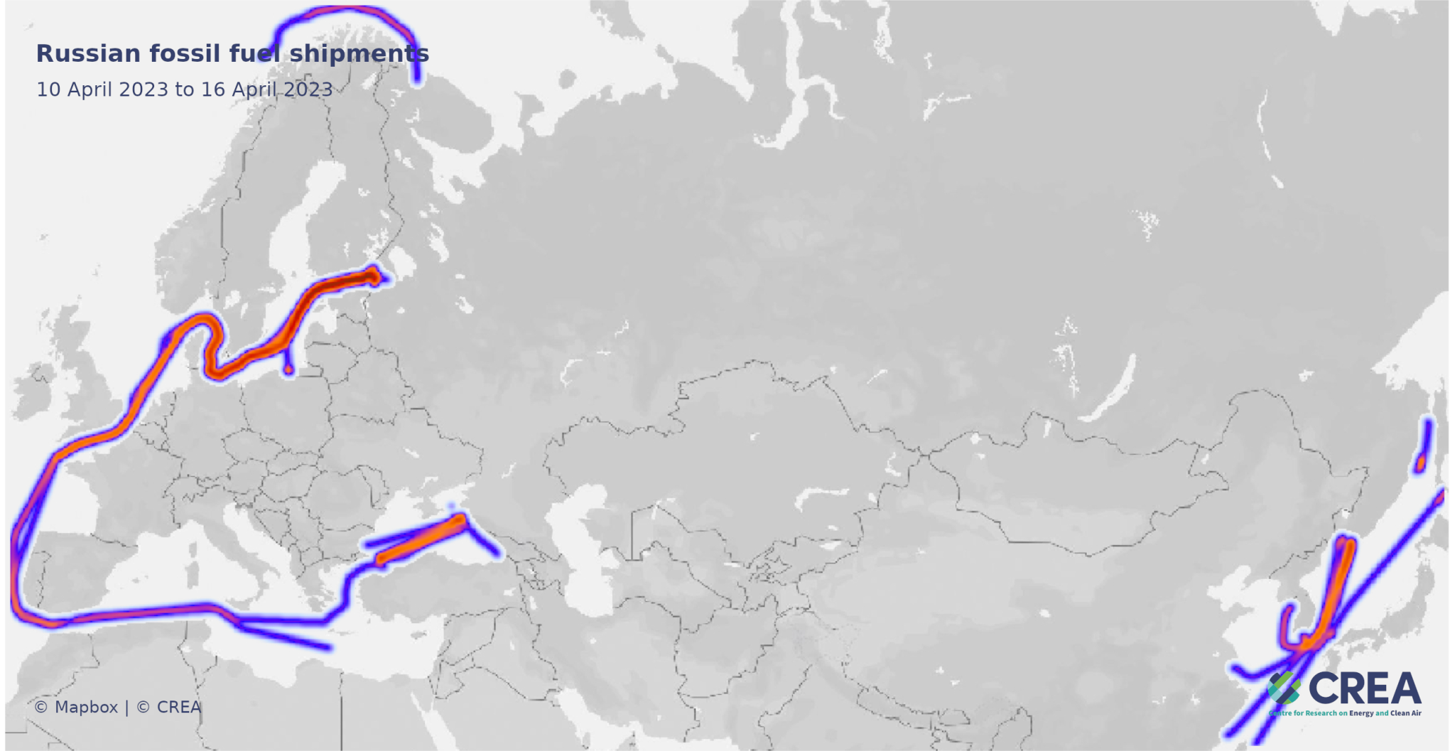 Weekly snapshot ‑ Russian fossil fuels 10 to 16 April 2023 – Centre for ...